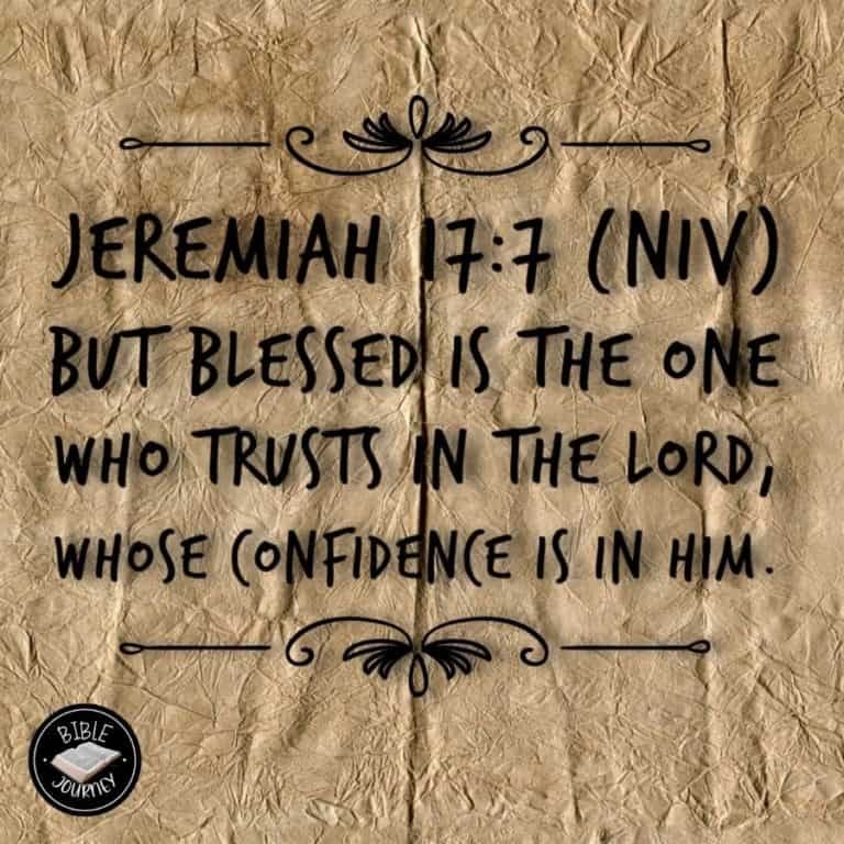 Jeremiah 17:7 NIV - Picture Bible Verse - OurBibleJourney.com