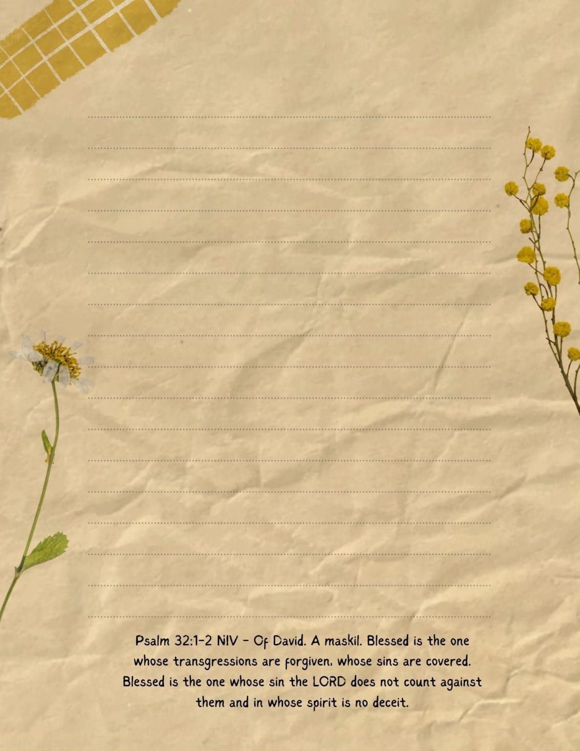 Printable Scripture Stationery and Notepaper – Bible Journey