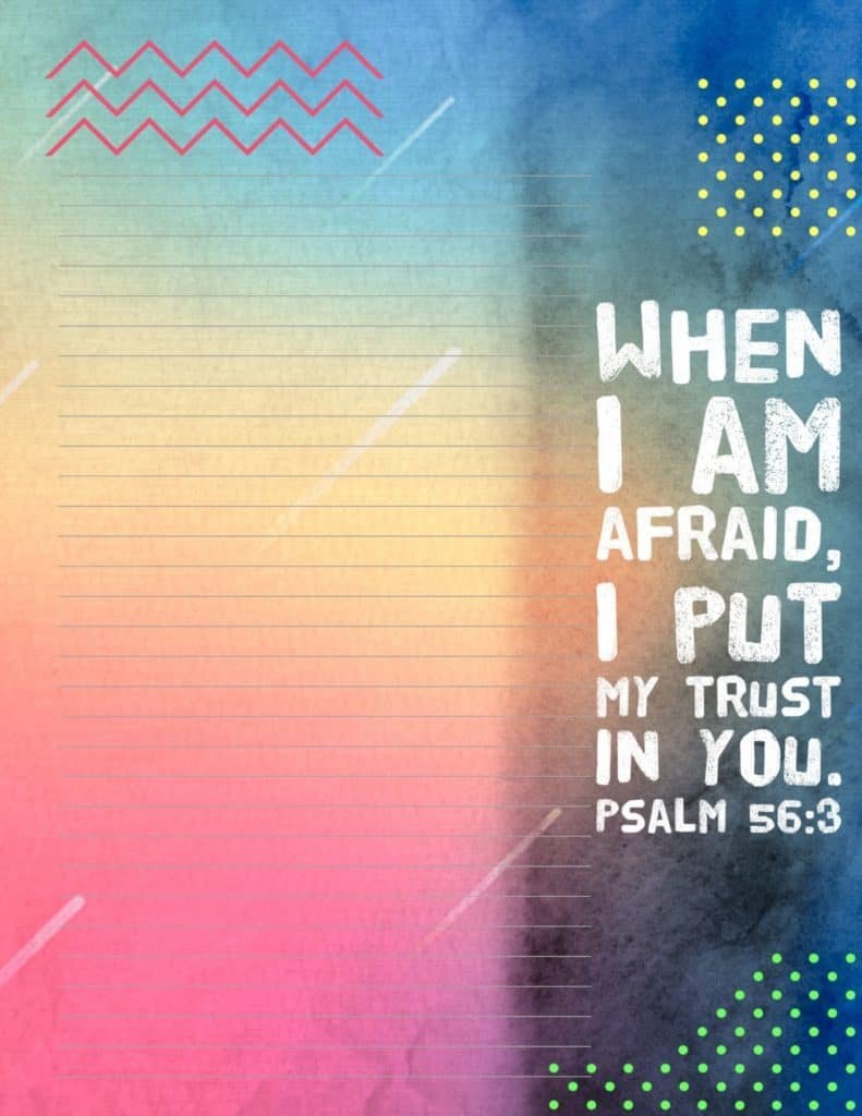 Cristian Stationary with Favorite Bible Verses